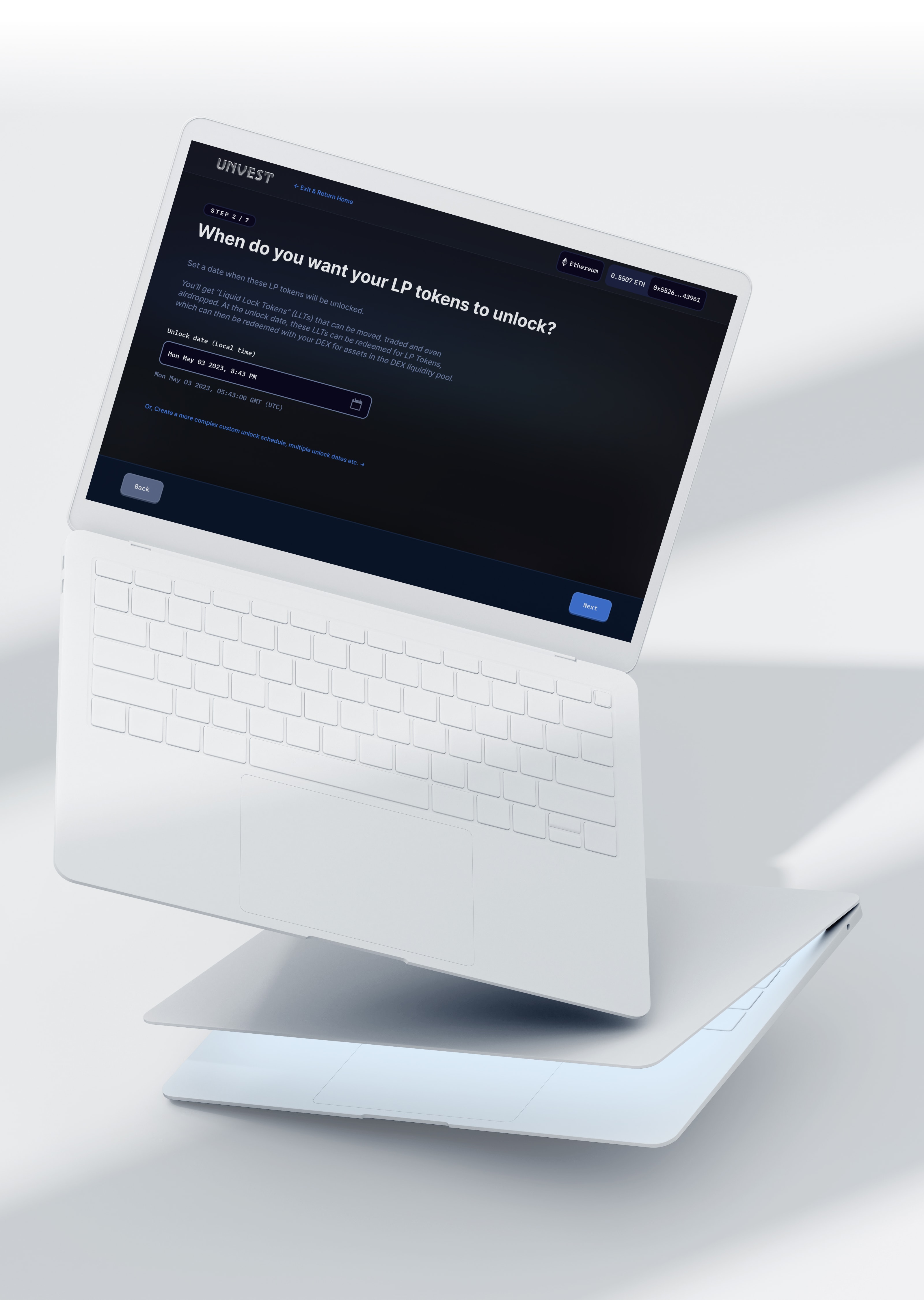 Unvest Token Vesting Liquidity Locks Distribution